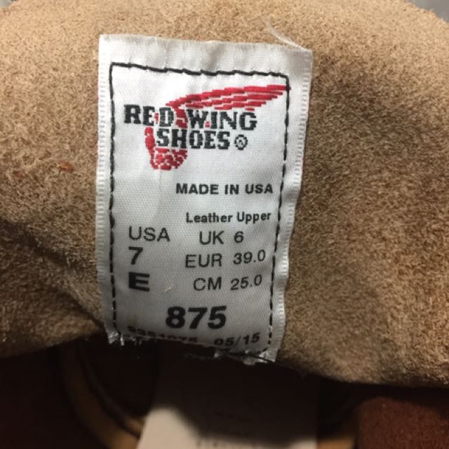 red wing shoe, Men's Fashion, Footwear, Casual shoes on Carousell