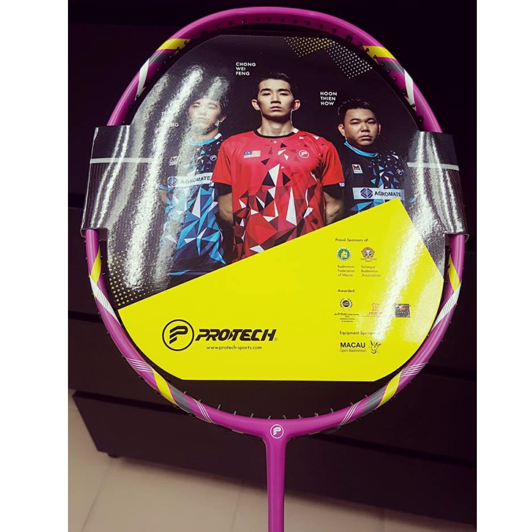 Badminton racket Protech, Sports Equipment, Sports & Games, Racket ...
