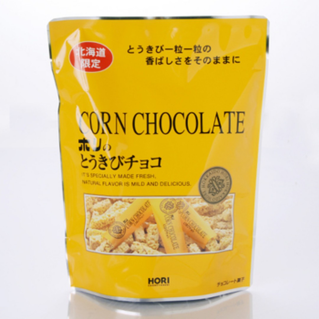 [Directly from Japan!] Hori Hokkaido Corn Chocolate Snack, Food ...