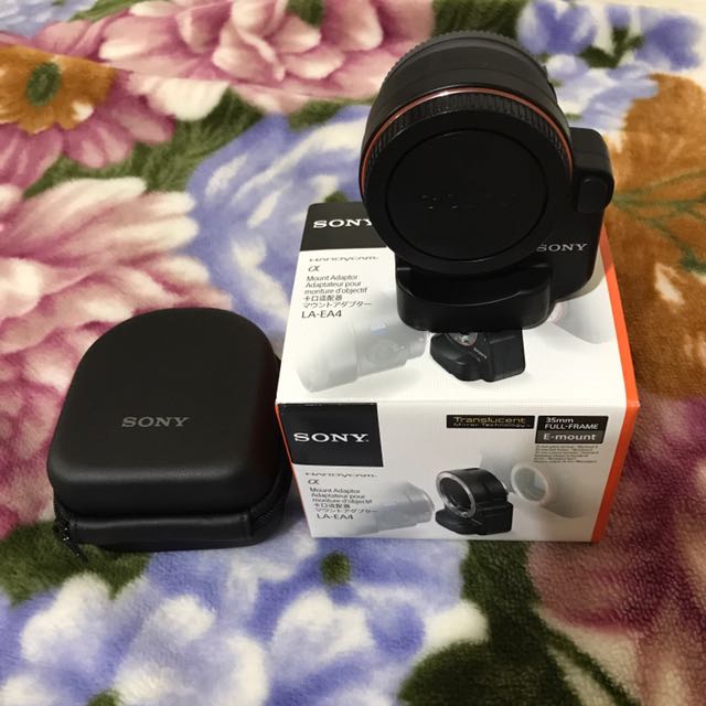 Sony LA-EA4 公司貨 轉接環 A7 通用 二手, 相機攝影, 鏡頭及裝備在旋轉拍賣