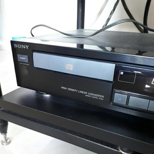 Used Vintage CD PLAYER - Sony CDP-295, Audio, Portable Music Players on ...