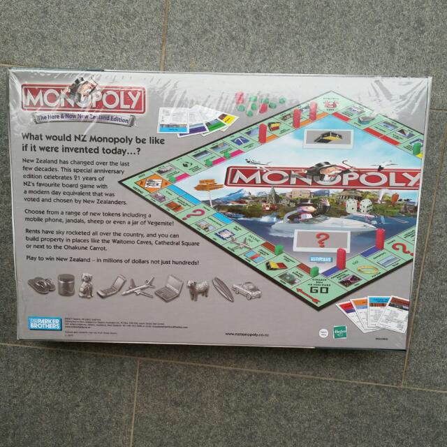 NEW! MONOPOLY new Zealand Edition, Hobbies & Toys, Toys & Games on ...