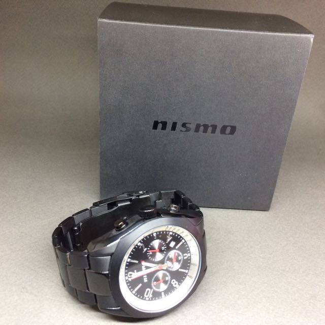 Nismo Black Titan Chronograph Watch, Men's Fashion, Watches on Carousell