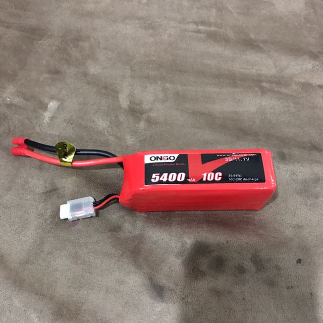 ONBO LiPo Battery 5400 mah 10 C Discharge 3S 11.1 V, Mobile Phones ...
