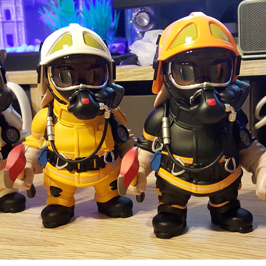 SCDF Figurines from Masterpiece Collectibles (full set of 4), Hobbies ...
