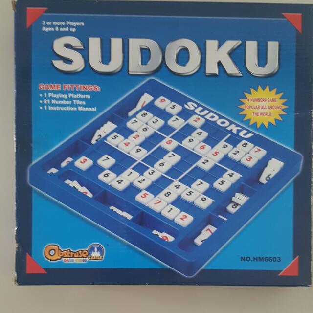 SUDOKO a popular numbers game, Hobbies & Toys, Toys & Games on Carousell