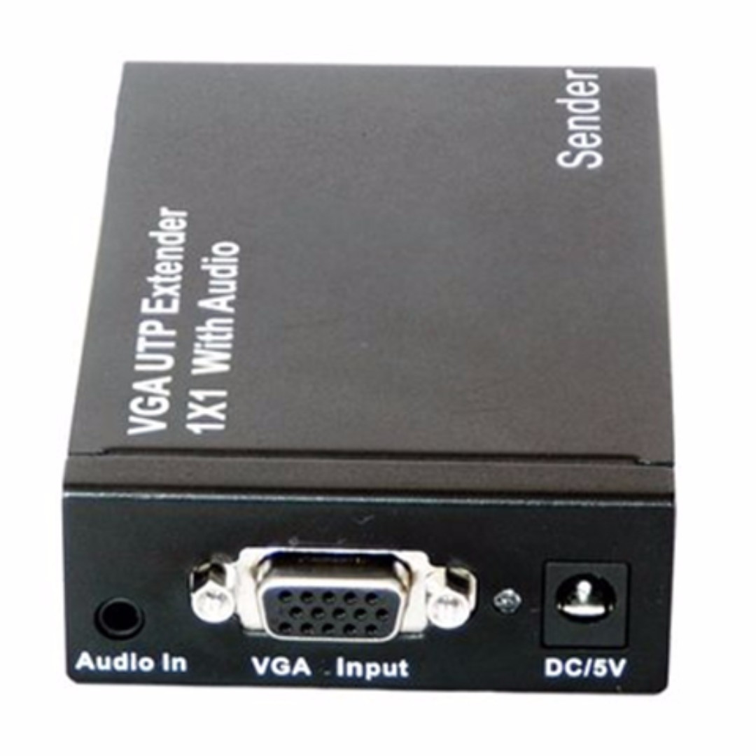 VGA UTP Extender 1X1 Splitter with Audio - VGA 300米延長器 - S0620, 電腦＆科技 ...
