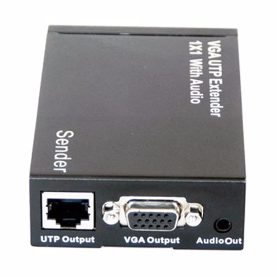 VGA UTP Extender 1X1 Splitter with Audio - VGA 300米延長器 - S0620, 電腦＆科技 ...