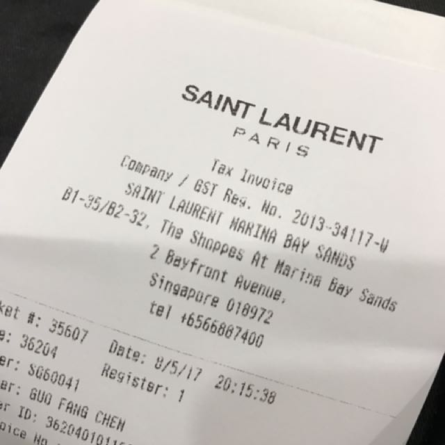 YSL COLLEGE BAG FROM MBS, Luxury, Bags & Wallets on Carousell