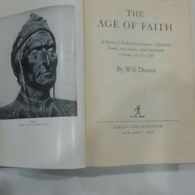 Antique Book THE AGE OF FAITH A History of Medieval Civilization ...