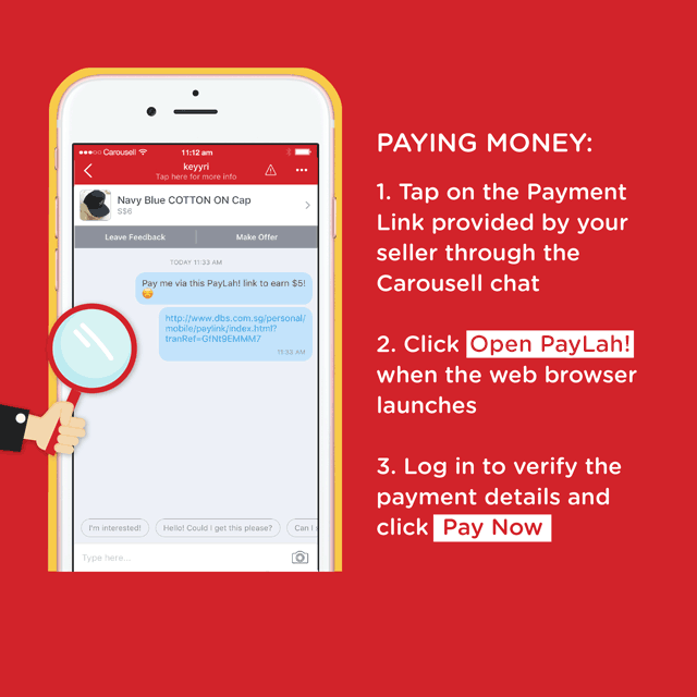 Guide to DBS PayLah! Payment Links on Carousell