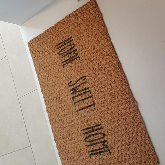Home Sweet Home / Rug / Door Mat / Carpet [natural colour], Furniture ...