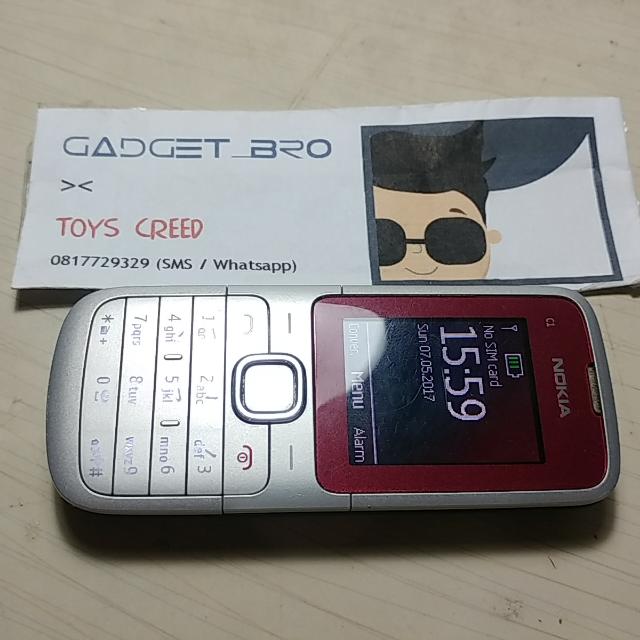 Nokia C1-01 Merah / Red, Telepon Seluler & Tablet di Carousell