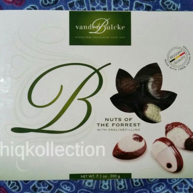 Vandenbulcke Belgian Chocolate, Food & Drinks, Homemade Bakes on Carousell