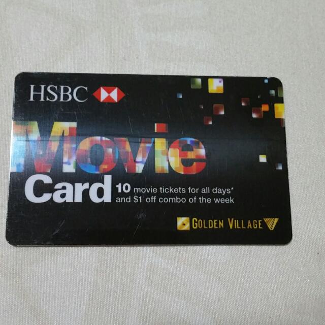Golden Village Black Movie Card, Tickets & Vouchers, Vouchers on Carousell