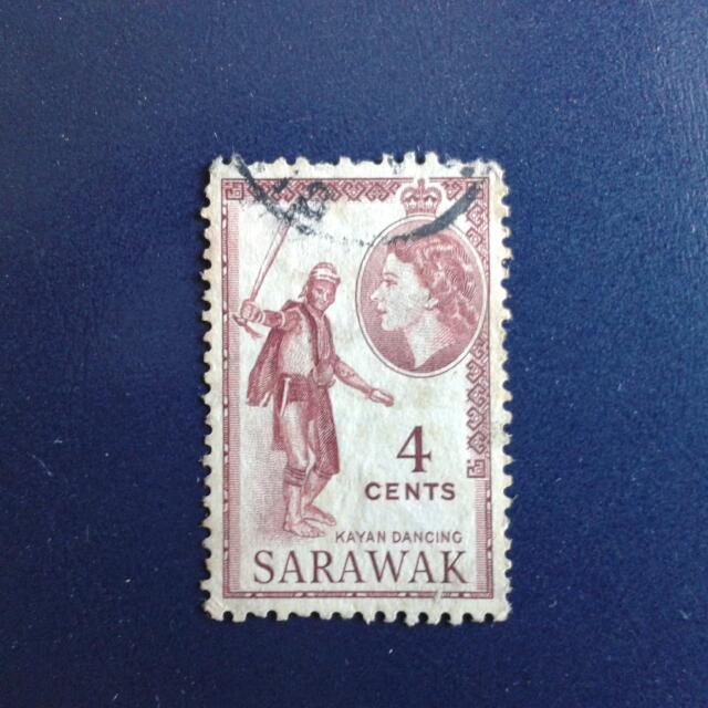 MYSTM. Malaysia Stamp. 1957-10-01. -Sarawak, Kayan Dancing., Hobbies ...