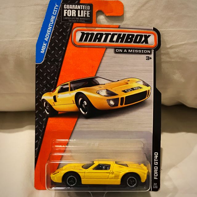 Matchbox Ford GT40 Yellow, Hobbies & Toys, Collectibles & Memorabilia ...