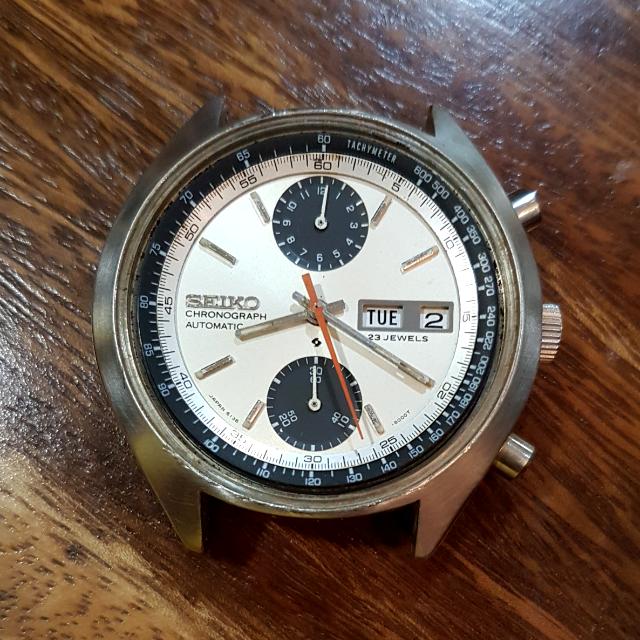 Seiko 6138-8000 Panda Automatic Chronograph Watch, Women's Fashion ...