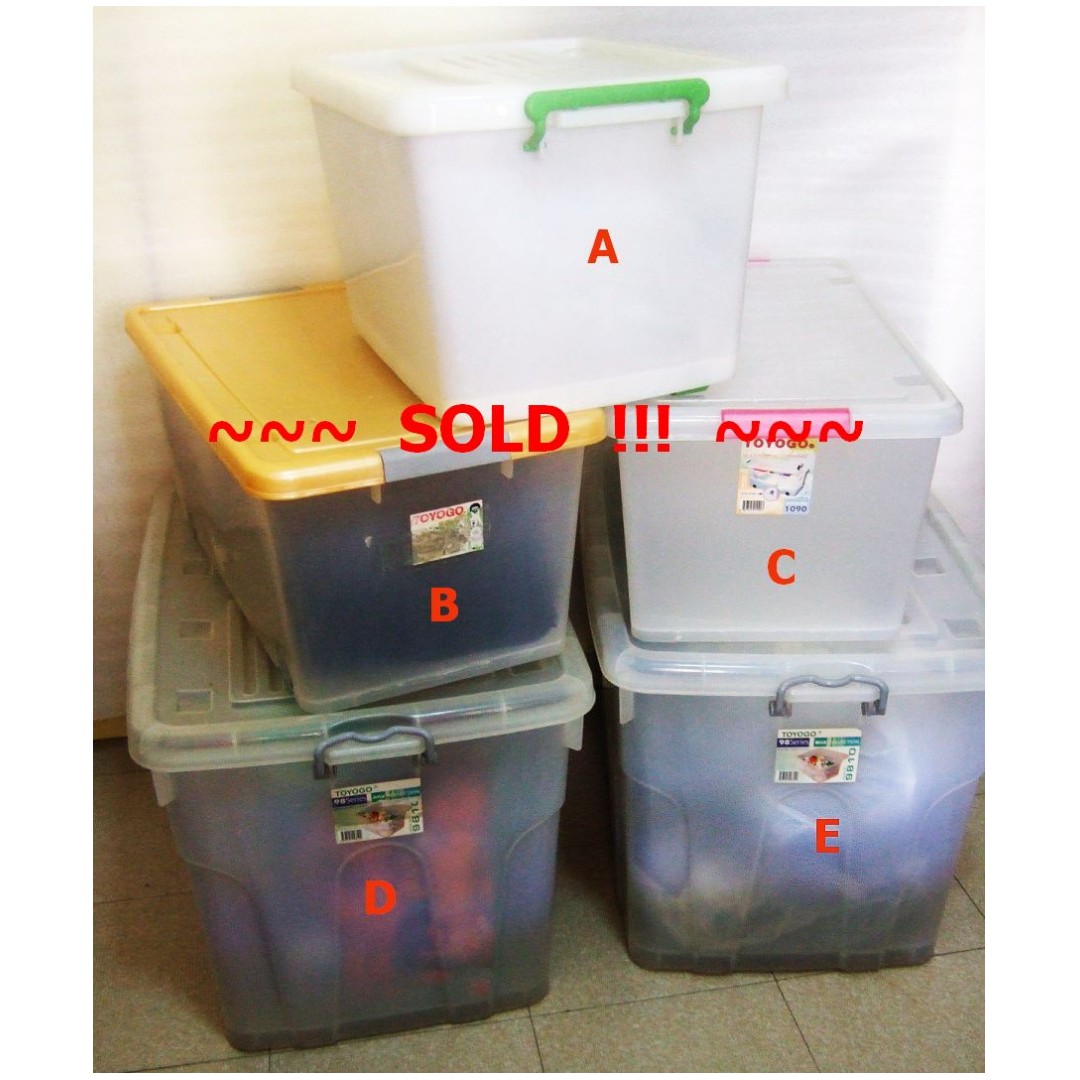 ~~~SOLD !!! ~~~HuMunGOu$ ToyoGo PlasTiC Containers /Box 6 Pcs SeT OnLy ...