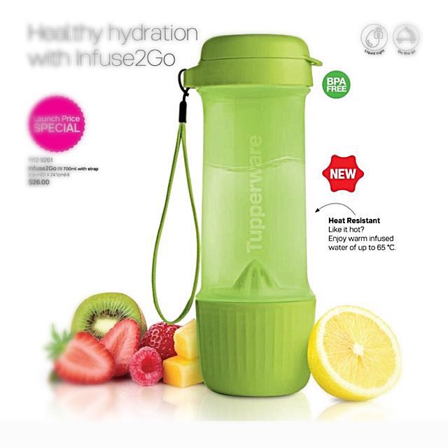 Tupperware Infuse2go Bottle, TV & Home Appliances, Kitchen Appliances ...
