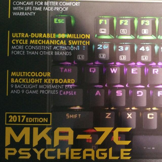 ARMAGGEDDON MKA-7C PSYCHEAGLE Modular Mechanical Keyboard With ...