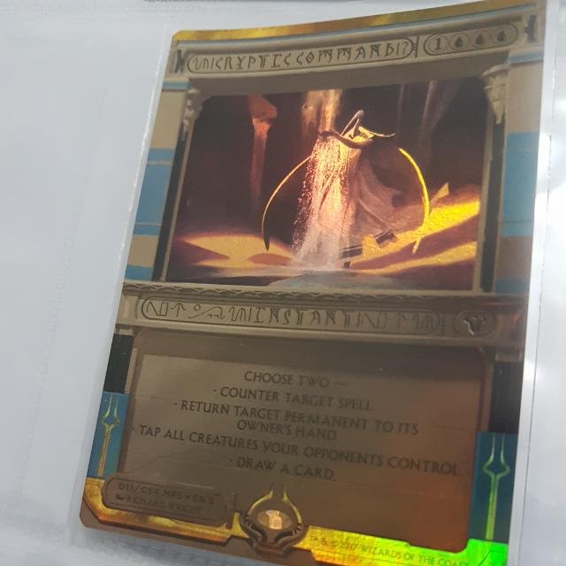 Cryptic Command Invocation Master Piece Card Series Foil Hobbies And Toys Toys And Games On Carousell