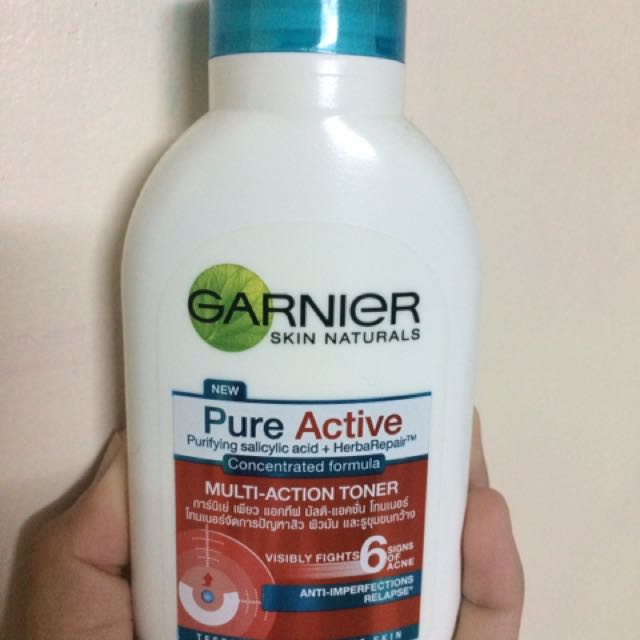 Garnier Pure Active Multi-Action Toner, Beauty & Personal Care, Face ...