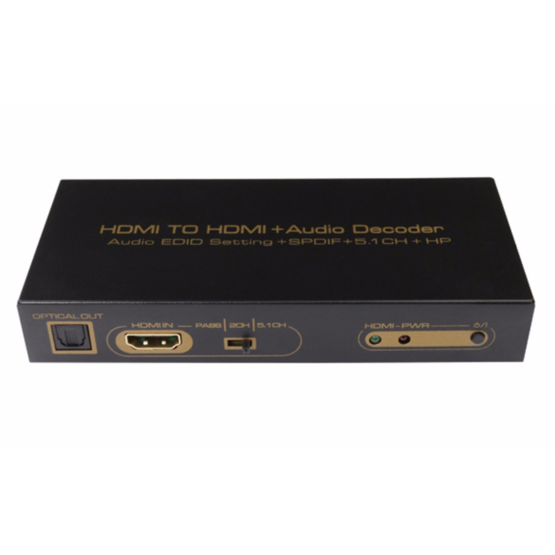 HDMI TO HDMI Audio Decoder - AUDIO EDID SETTING+SPDIF+5.1CH+HP - S06160 ...
