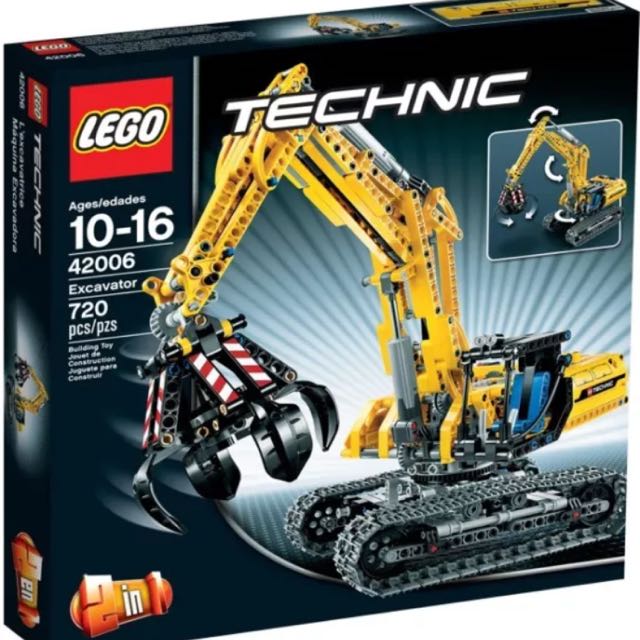 Lego Technic 42006 Excavator, Hobbies & Toys, Toys & Games on Carousell