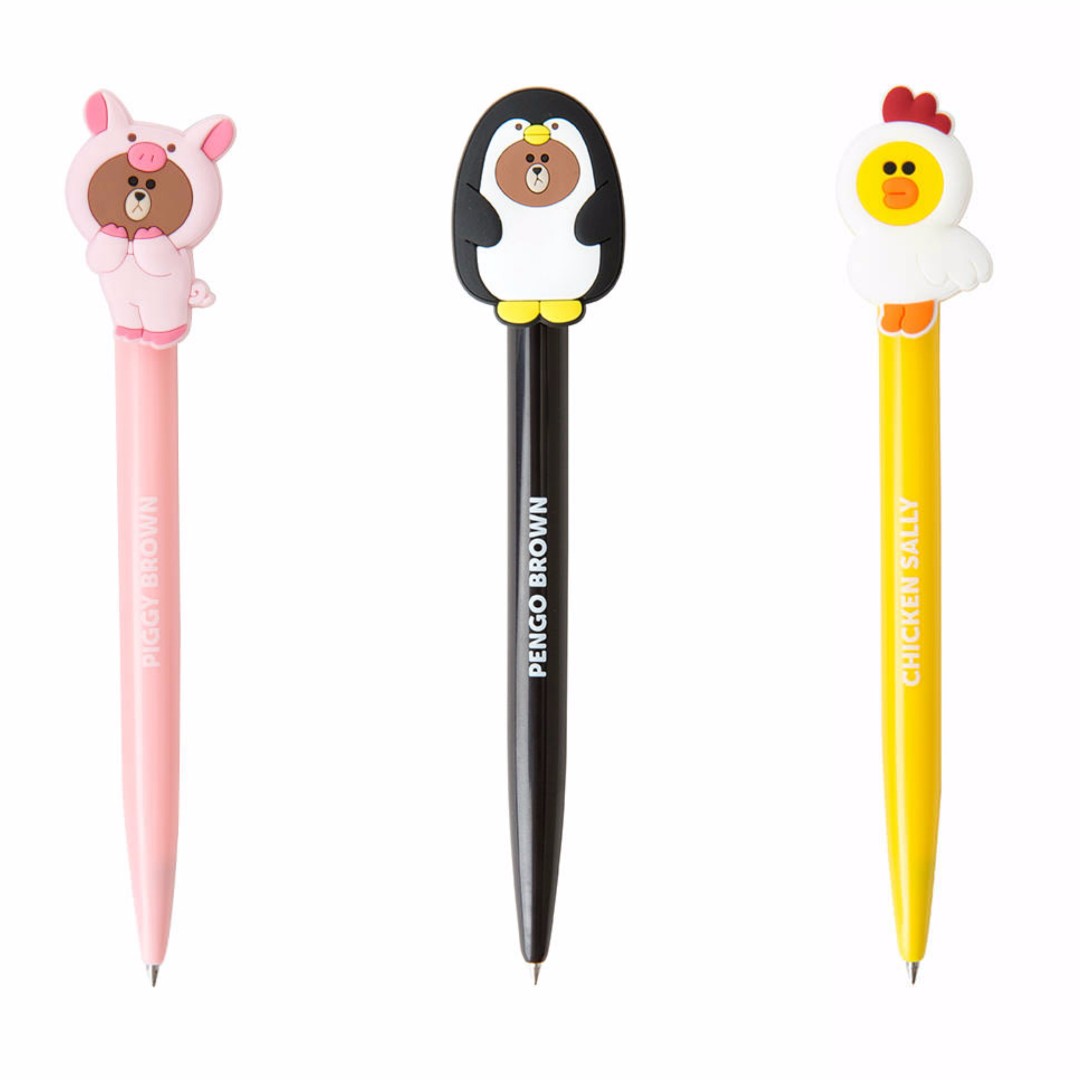LINE FRIENDS GEL PEN, Hobbies & Toys, Stationery & Craft, Stationery ...