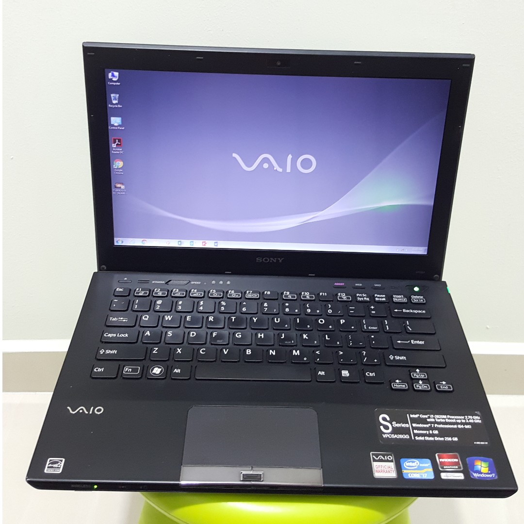 Sony VPCSA26GG - i7 2nd Gen, 6GB, 320GB, AMD 6630M, Win 7, Computers ...