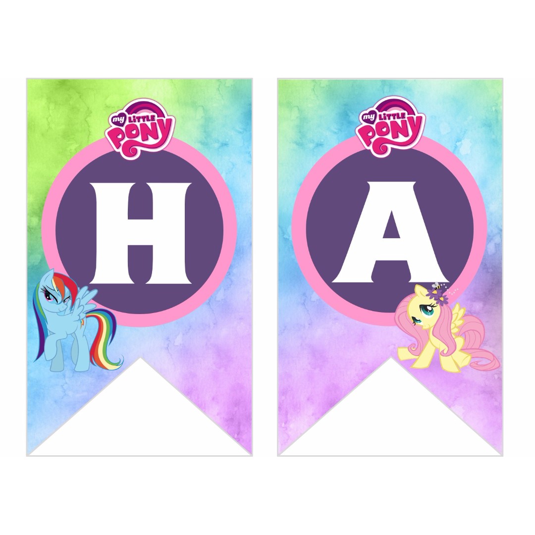 Bunting Banner - My Little Pony, Design & Craft, Handmade Craft on ...