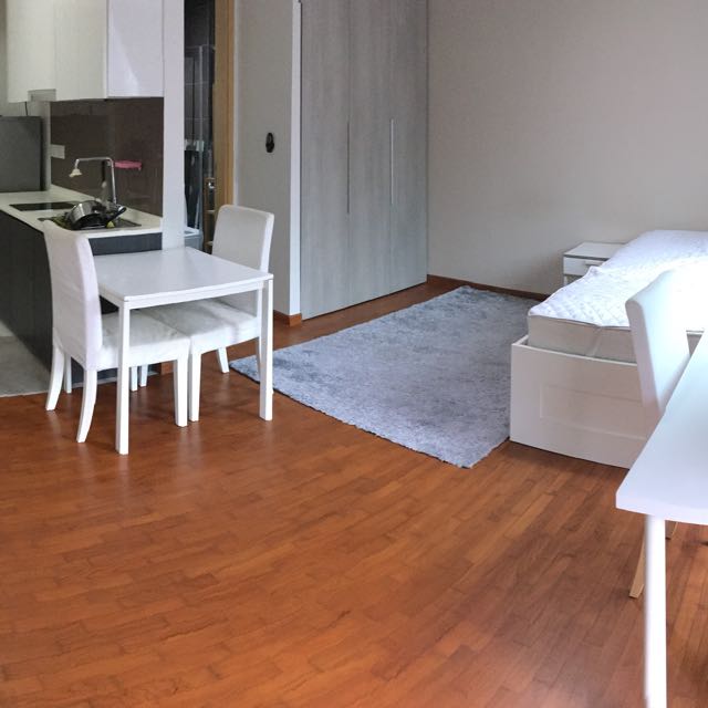 Condo Studio With Partial Furnish For Rent - Buangkok mrt Station ...