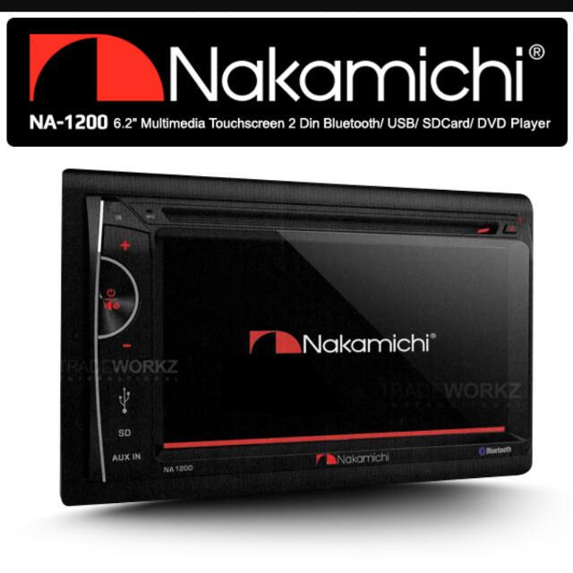 Nakamichi NA1200 2 Din DVD Car Player, Car Accessories on Carousell