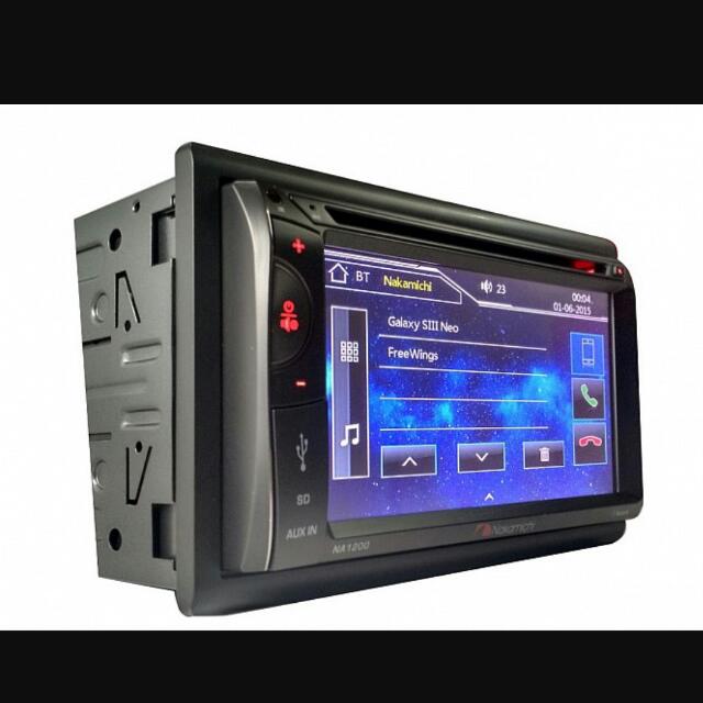 Nakamichi NA1200 2 Din DVD Car Player, Car Accessories on Carousell