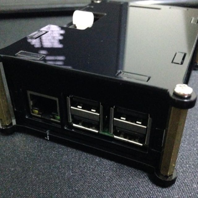 Raspberry Pi Acrylic Casing Black Gloss, Computers & Tech, Parts ...