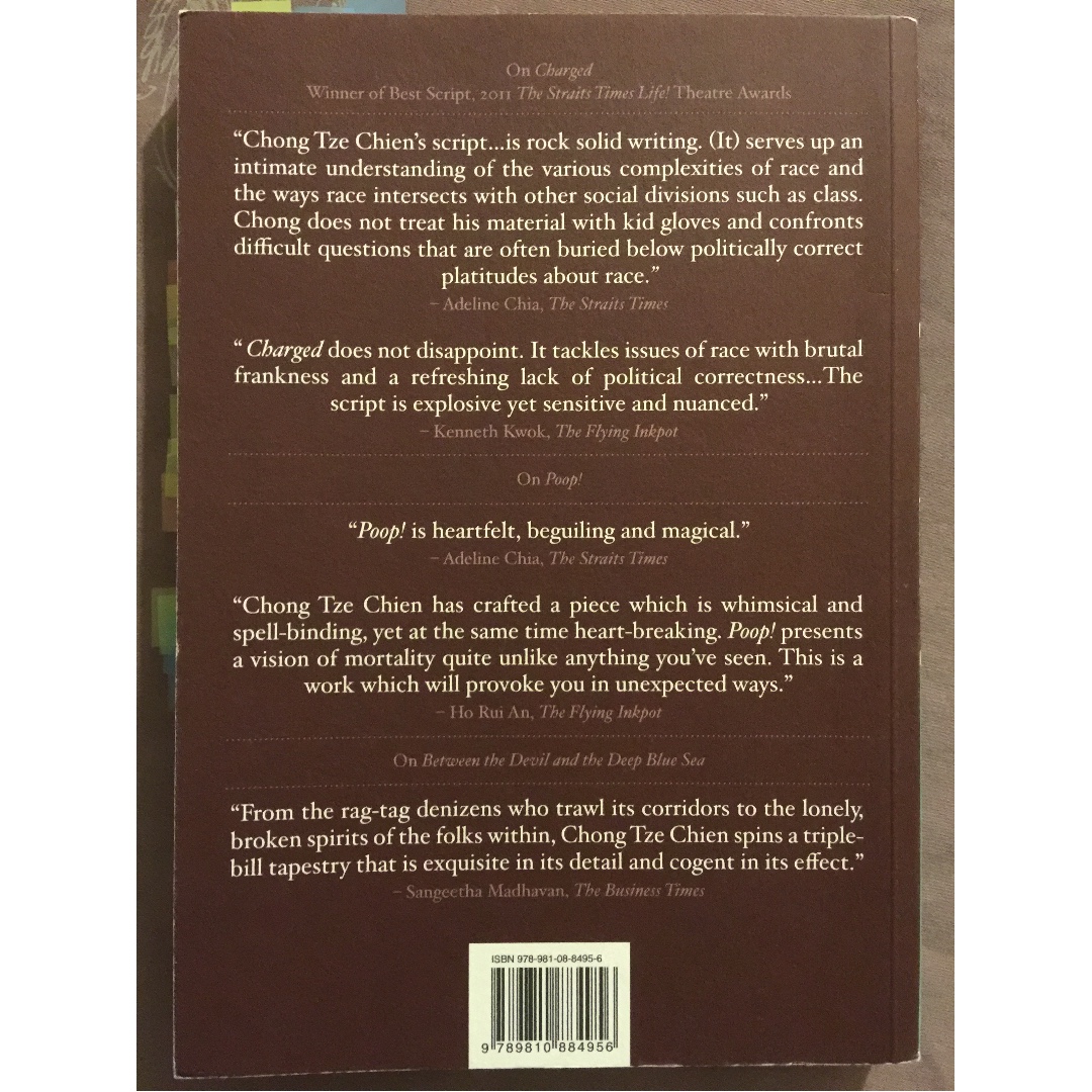 Four Plays by Chong Tze Chien (Charged, Poop!, Between the Devil and ...