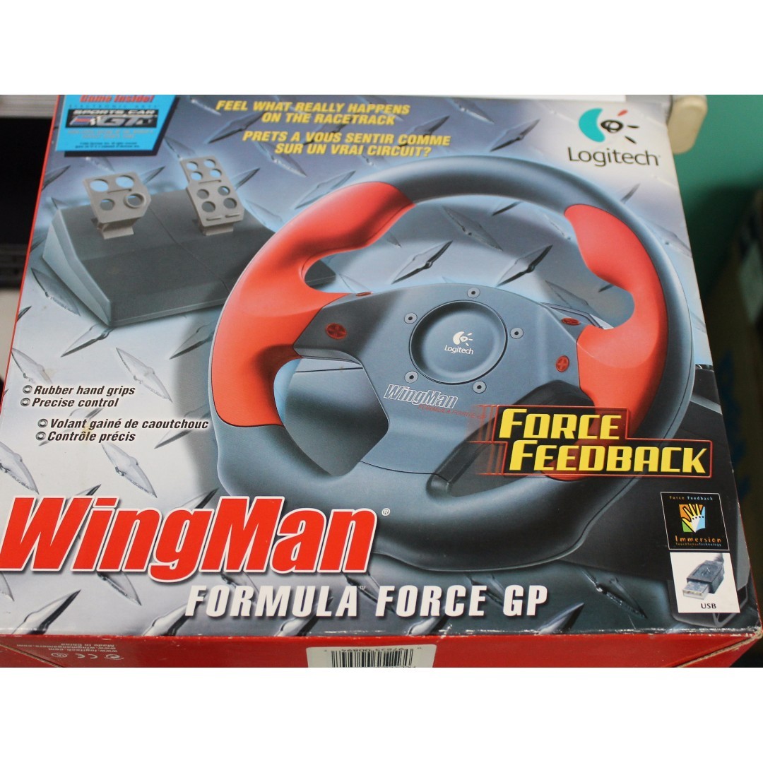 Logitech WingMan Formula Force GP / Racing Game Controller, Video ...