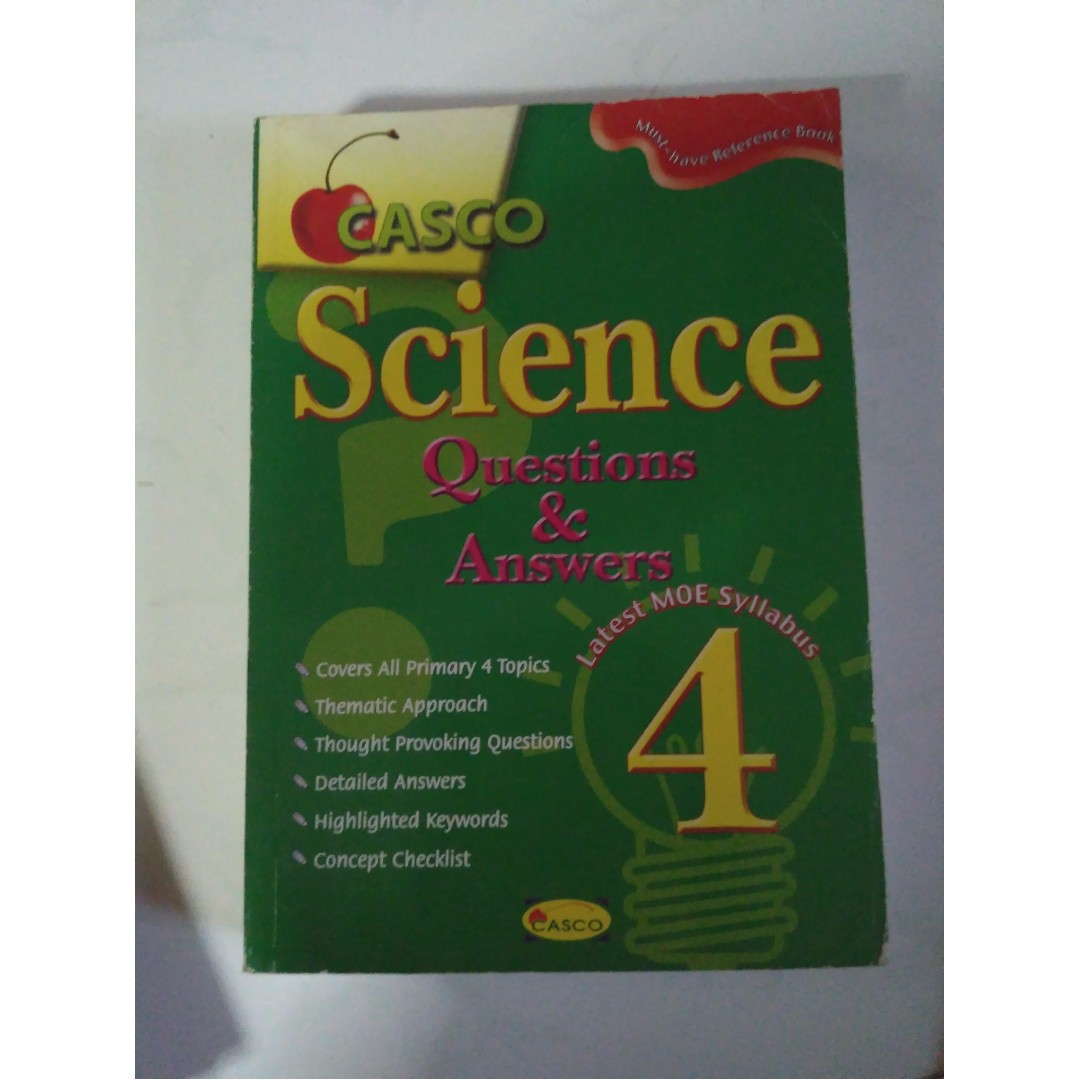 PSLE Primary 4 science guidebook, thick, Hobbies & Toys, Books ...