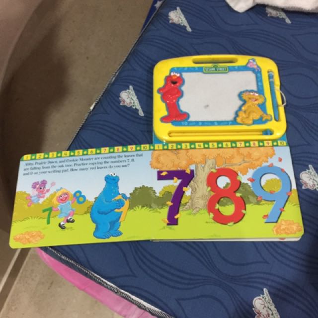 Sesame Street - Counting With Elmo And Walker Cum Car From Fisher Price ...