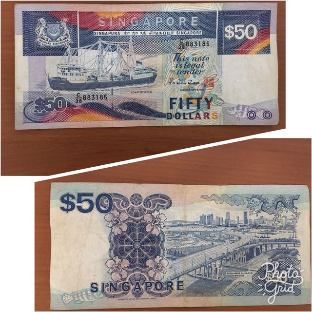 Vintage $50 note, Hobbies & Toys, Memorabilia & Collectibles, Currency ...