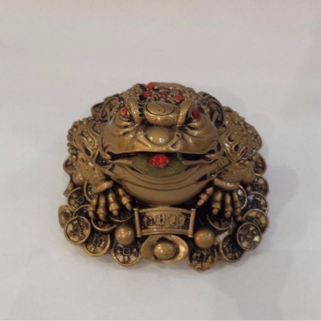 FENG SHUI MONEY FROG, Furniture & Home Living, Home Decor, Artificial ...