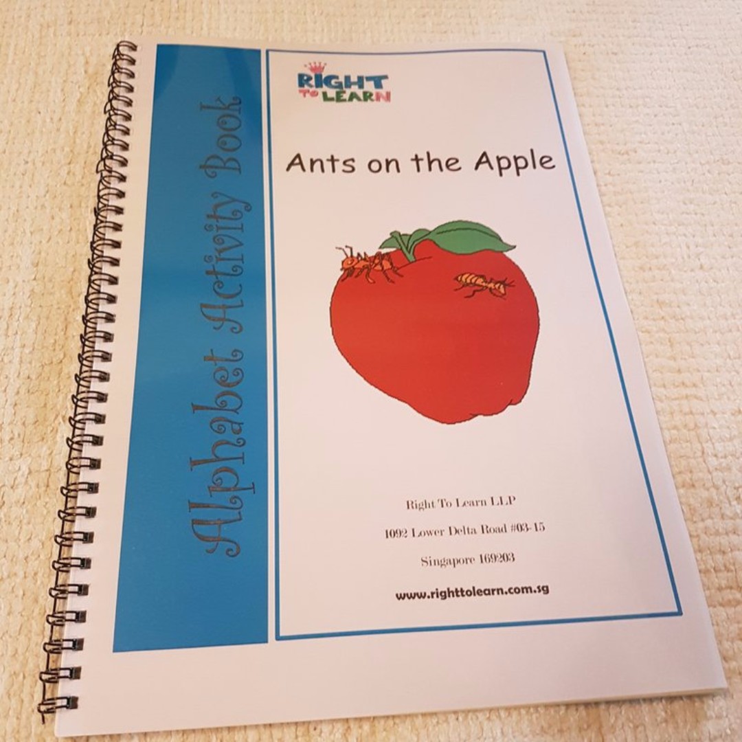 ANTS ON THE APPLE WRITING ACTIVITY BOOK 1 & 2, Hobbies & Toys, Books ...