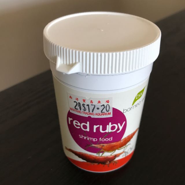 Borneo Wild Red Ruby Shrimp Food, Pet Supplies, Pet Food on Carousell