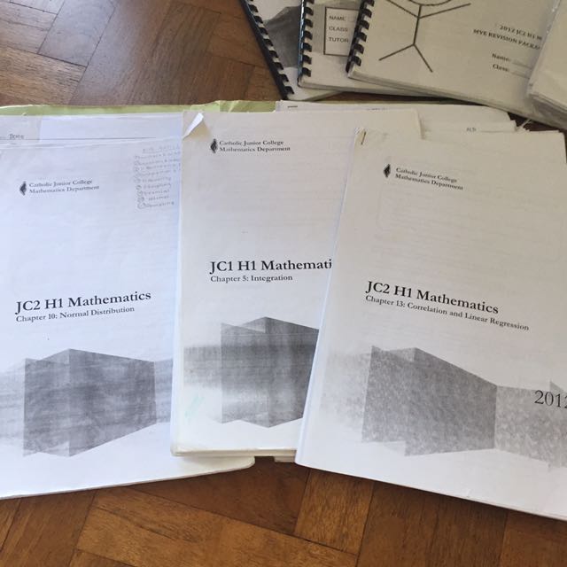 Jc H1 Maths Notes, Hobbies & Toys, Books & Magazines, Textbooks on ...