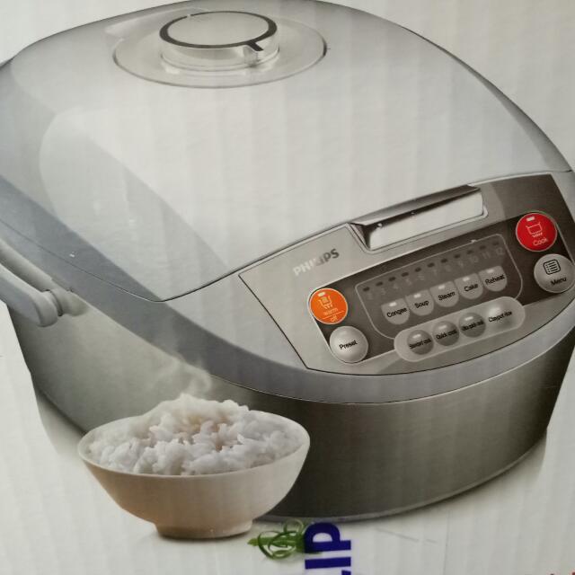 Philip Rice Cooker 1.0L, TV & Home Appliances, Kitchen Appliances ...