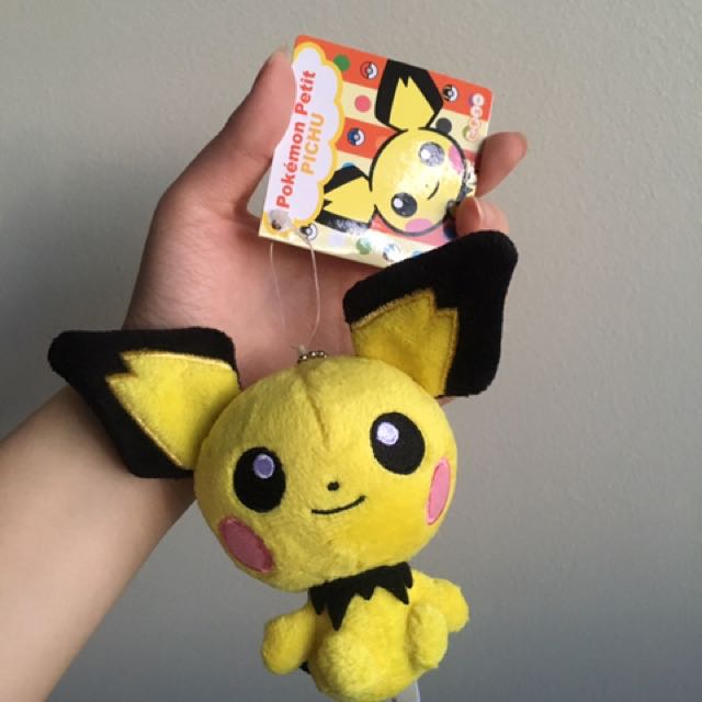 Pokemon Center Pichu Pokedoll keychain, Hobbies & Toys, Toys & Games on ...