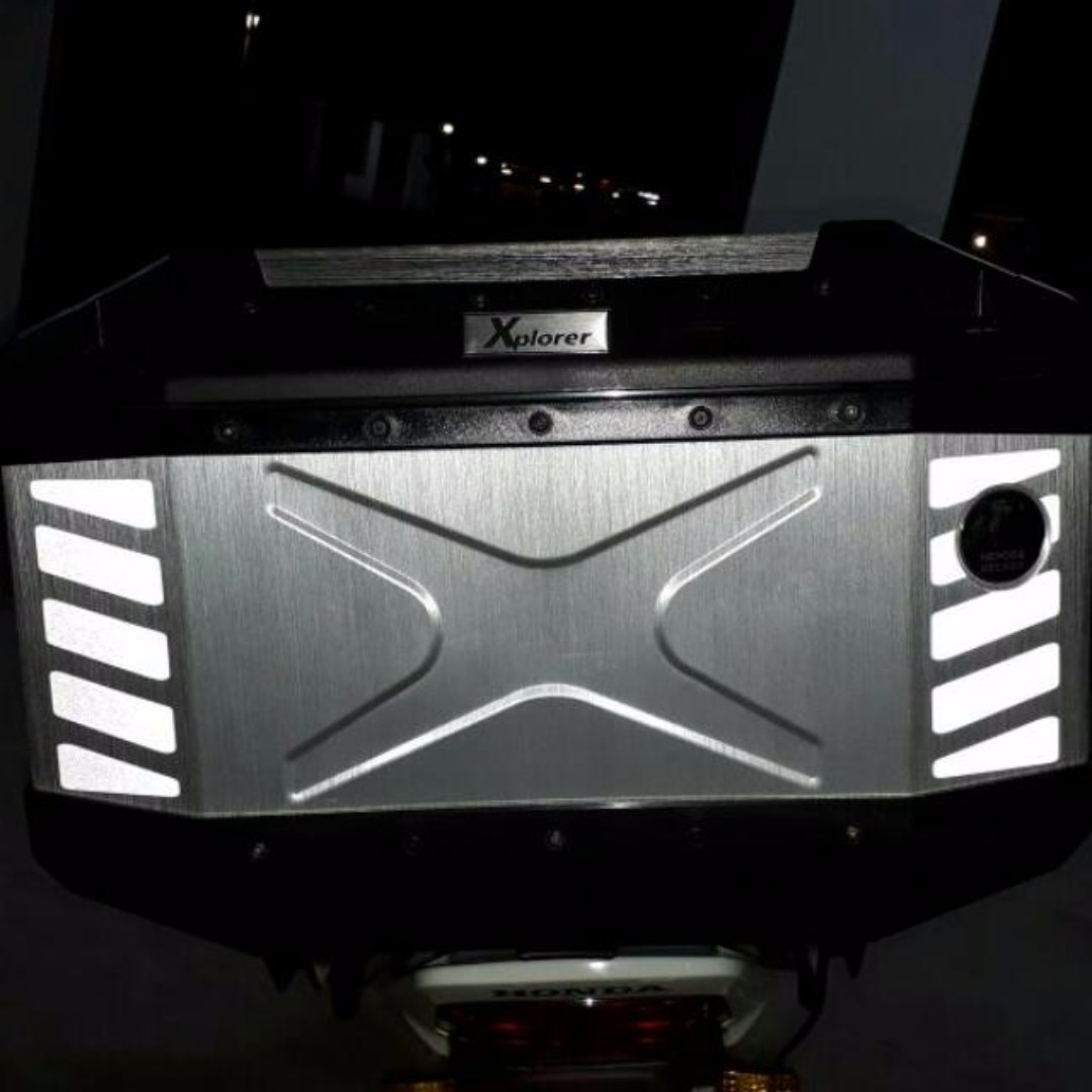 Top Case Reflective Stickers: Hepco & Becker/Krauser Xplorer 45L top ...