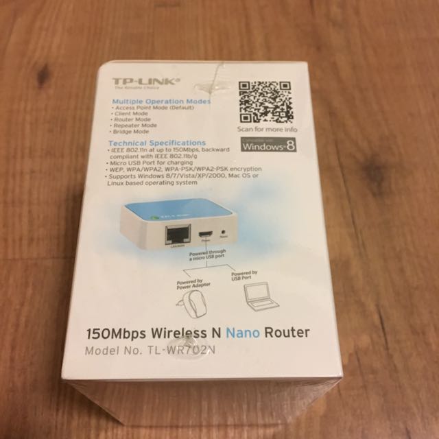 TP-Link TL-WR702N 150Mbps Wireless N Nano Router, Computers & Tech ...