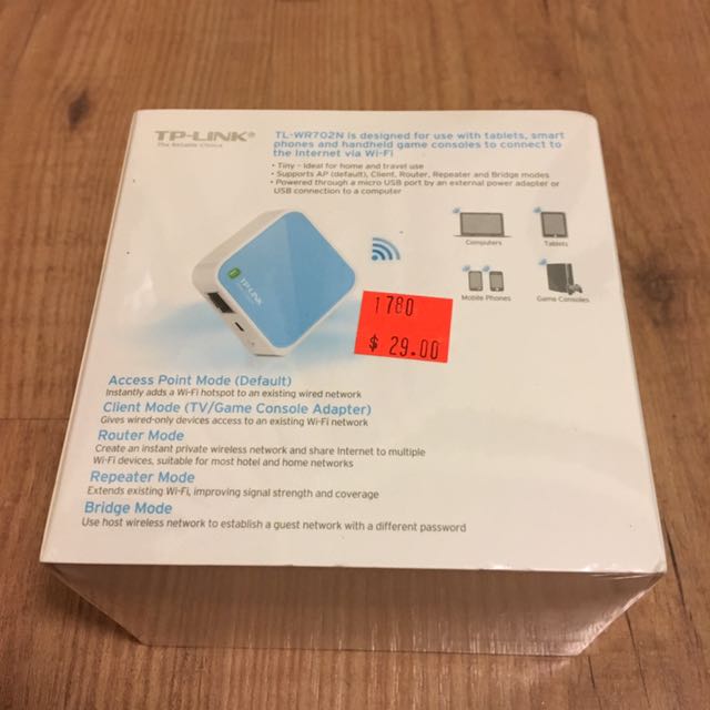 TP-Link TL-WR702N 150Mbps Wireless N Nano Router, Computers & Tech ...